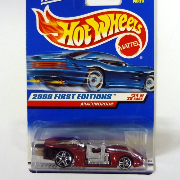 Mattel | Toys | Hot Wheels Arachnorod 94 First Editions 34 Of 36 Red ...
